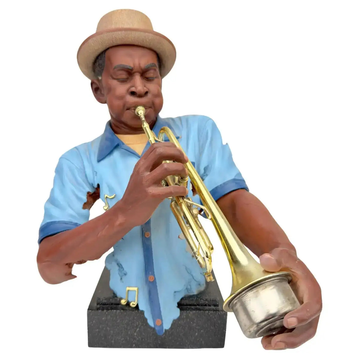 Willitts Designs "Moe Cheeks" Cast Resin Sculpture All That Jazz Serie