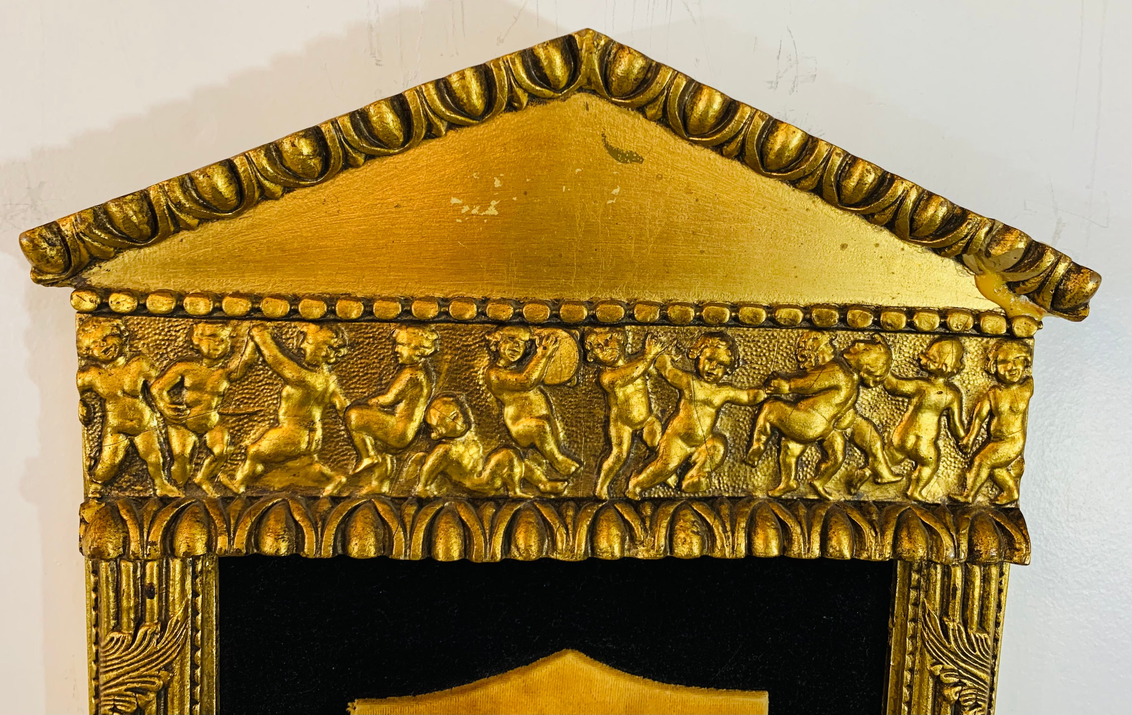 Roman Gilt Framed Wall Art, a Set of 3