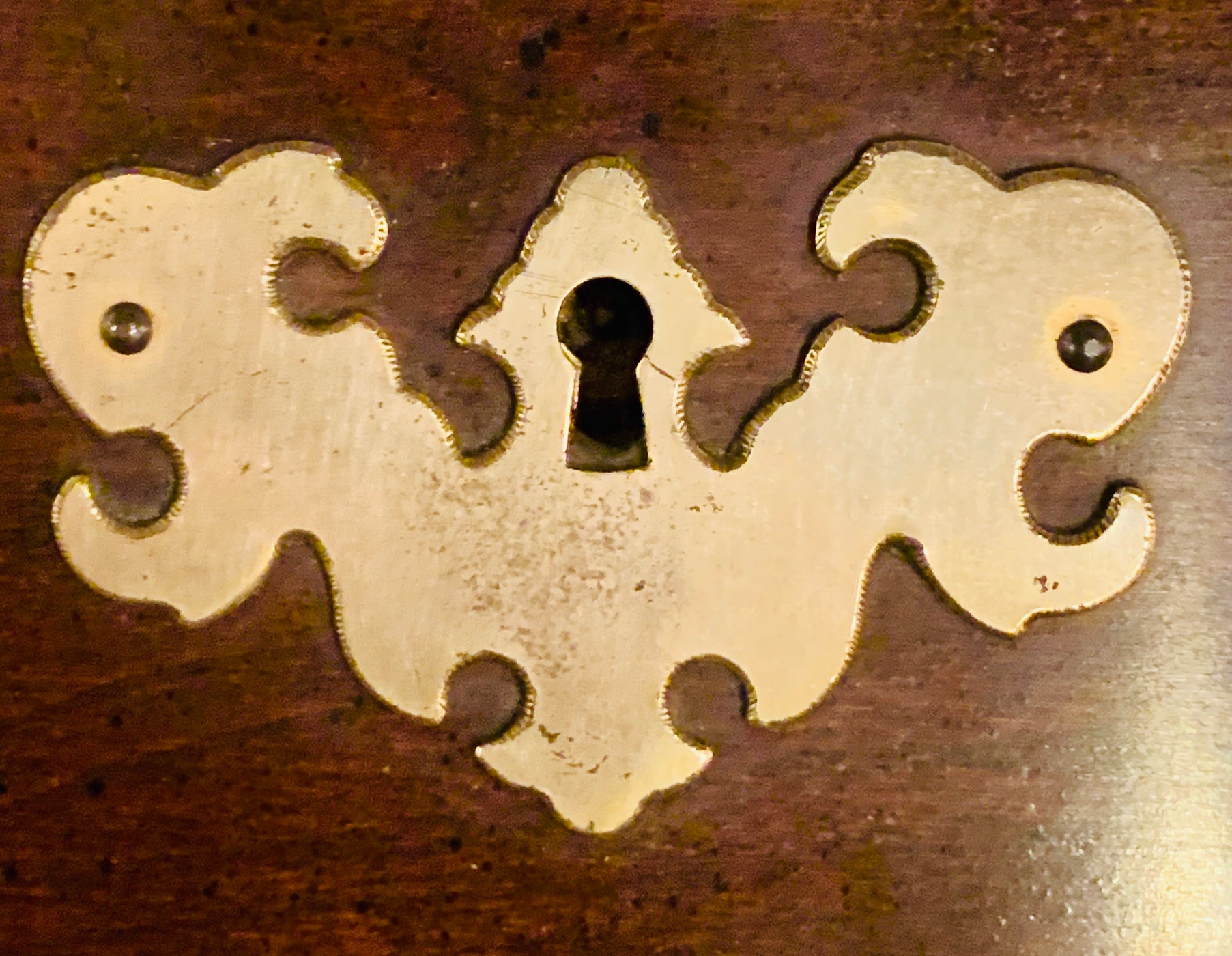 Queen Anne Style Slant Front Desk in the Manner of Baker