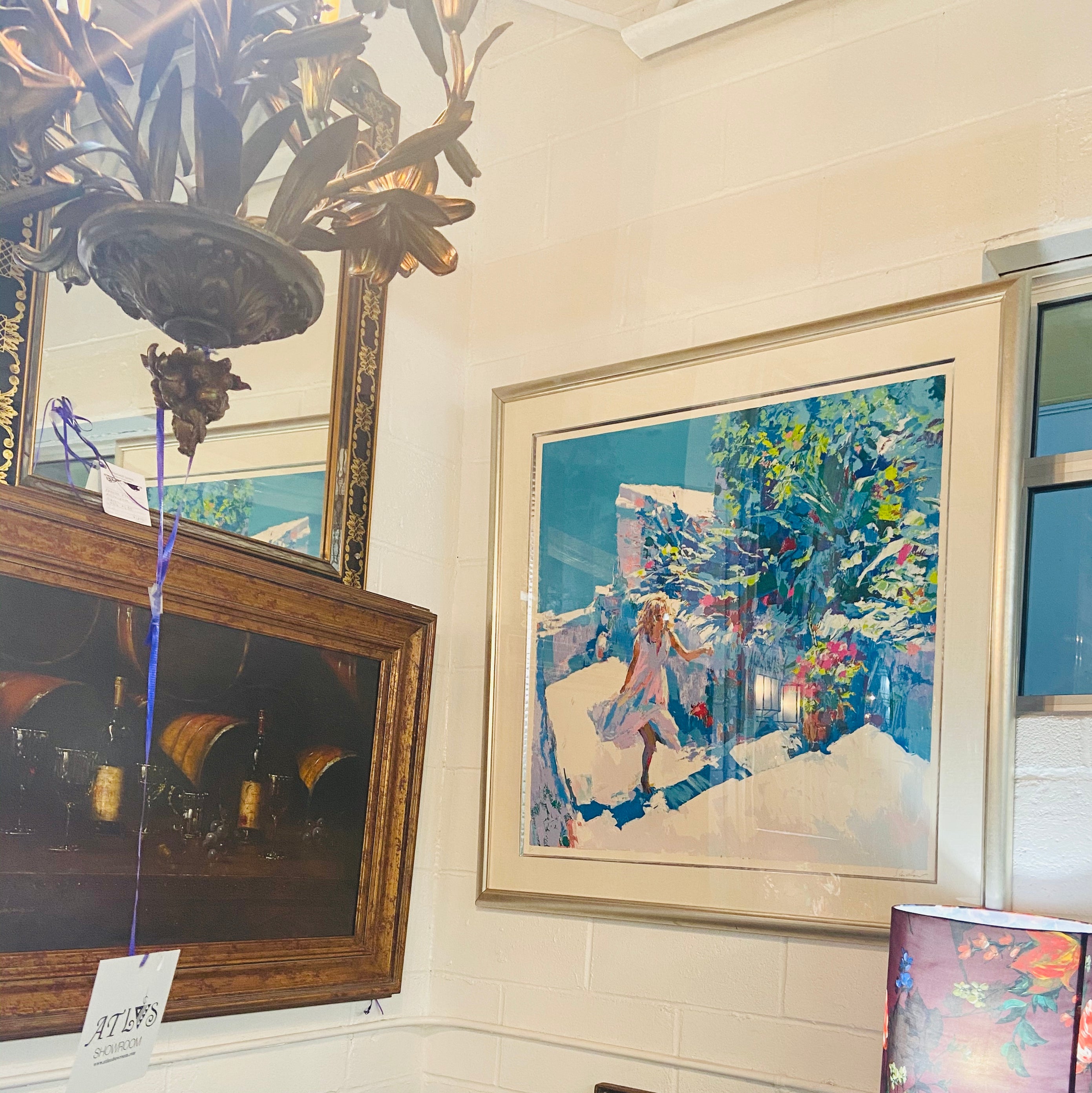 Nicola Simbari Limited Edition Seriograph Print titled "TAORMINA", Fra